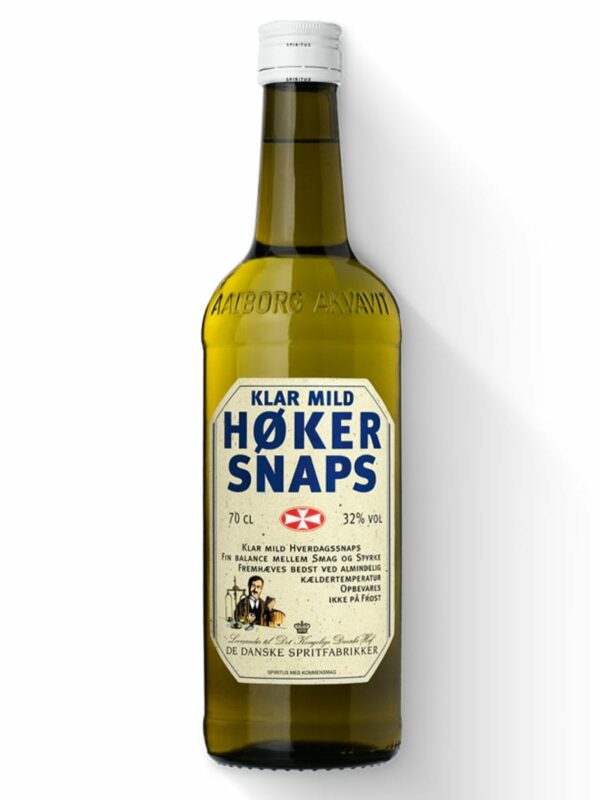 Høker Snaps Klar Mild 70 cl. 32% - Rasch Vin & Spiritus