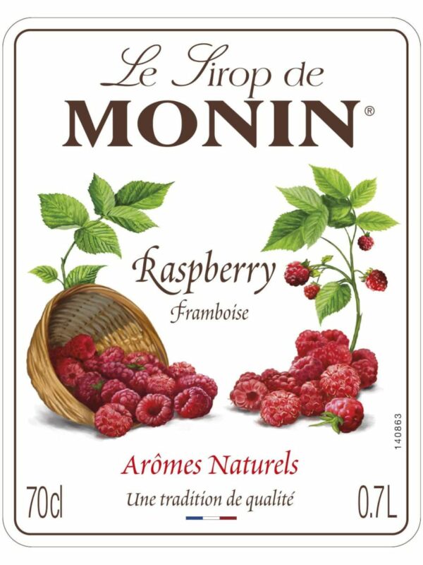 Monin Raspberry Syrup (Framboise) 70 cl. - Rasch Vin & Spiritus