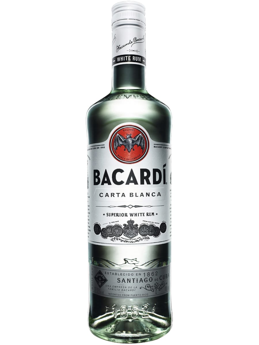 Bacardi Carta Blanca 100 CL 37,5% - Rasch Vin & Spiritus