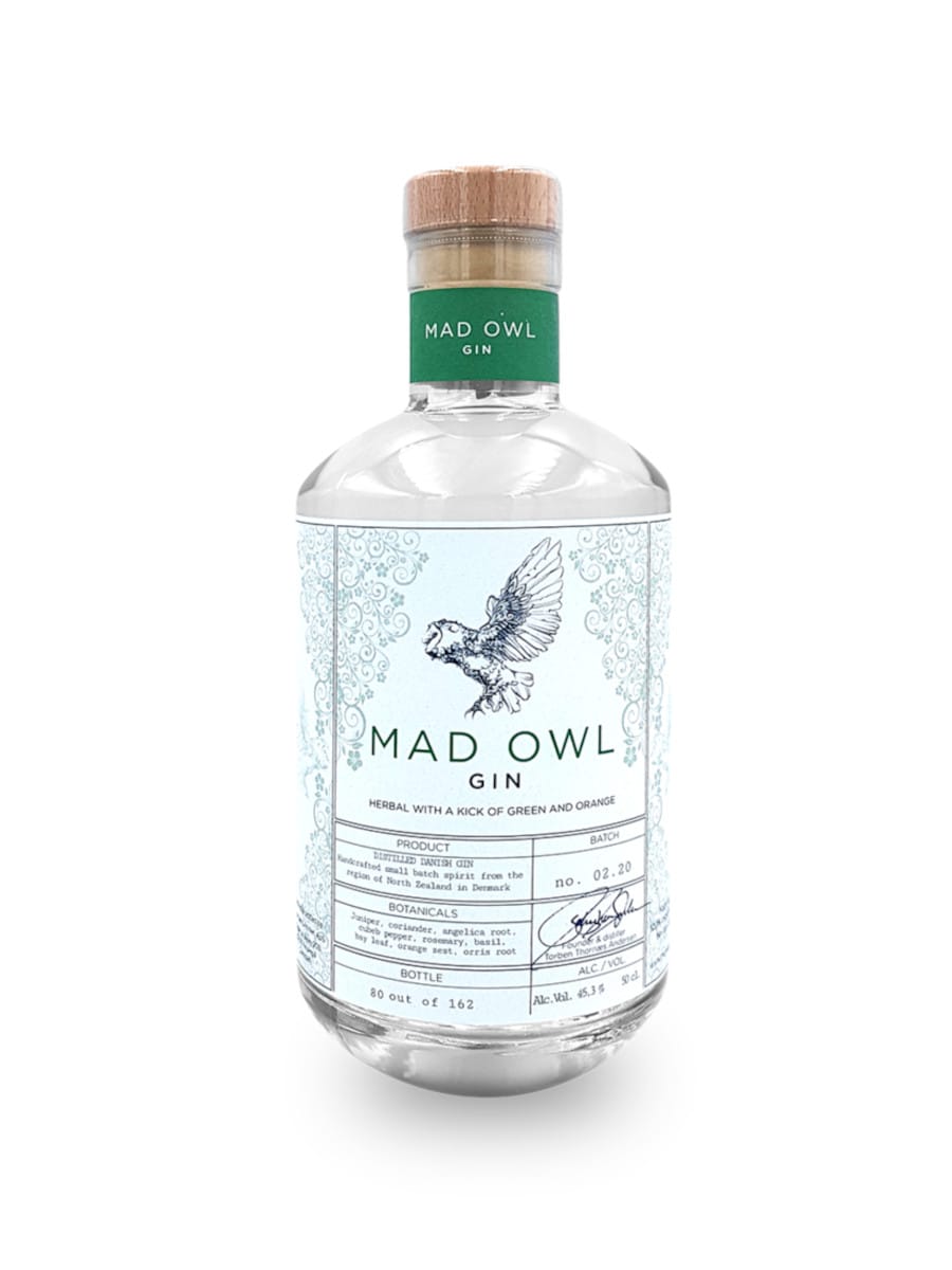 Mad Owl Gin - Herbal (DK) 50 CL 46% - Rasch Vin & Spiritus