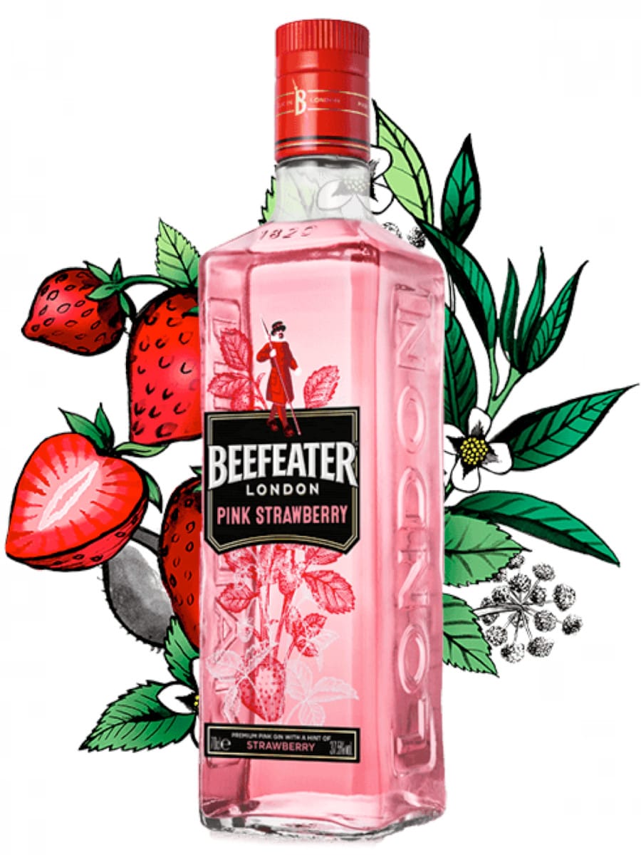Beefeater Pink Strawberry Gin 70 CL 37,5% - Rasch Vin & Spiritus