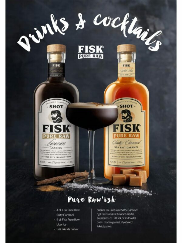 FISK - Pure Raw Salty Caramel 70 cl. 16,4% - Rasch Vin & Spiritus