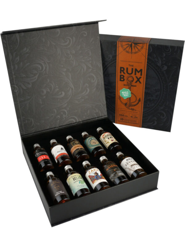 The Rum Box #1 Turquoise Edition 10x5 cl. 41,2% - Rasch Vin & Spiritus