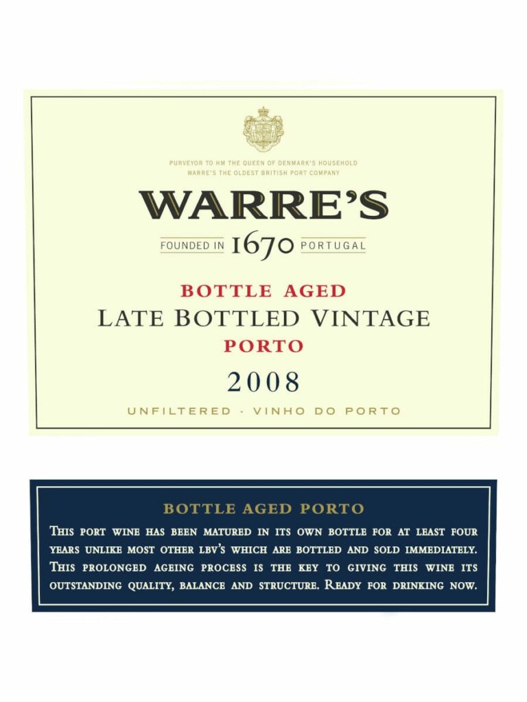 Warre's Late Bottled Vintage (LBV) 2008 - Rasch Vin & Spiritus