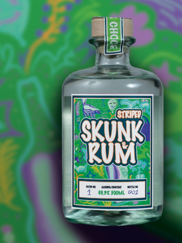 Skunk Rum Striped - Danish Rum Inspired From Jamaica 50 cl. 69,3% ...