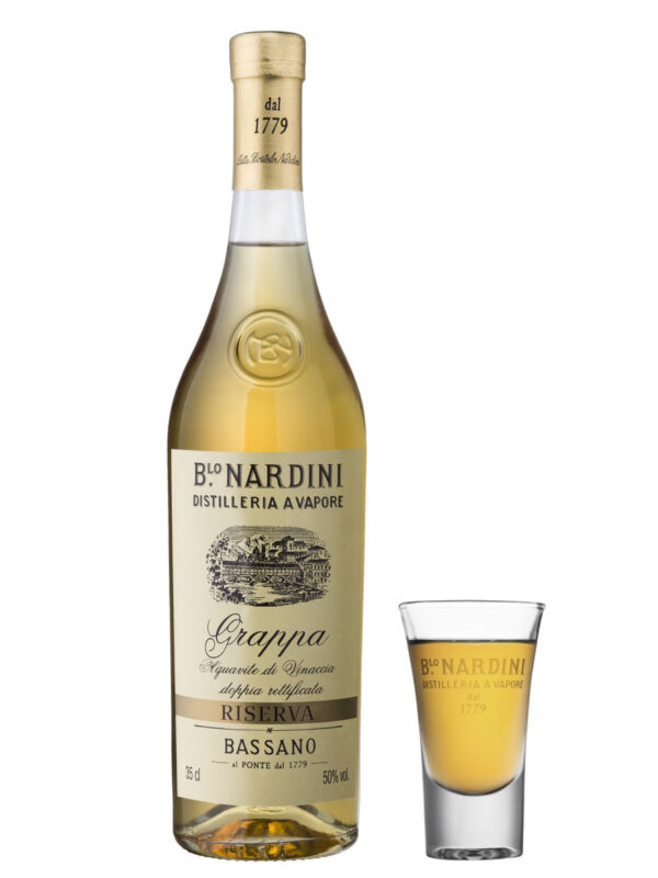 Nardini Grappa Riserva 70 cl. 50% - Rasch Vin & Spiritus