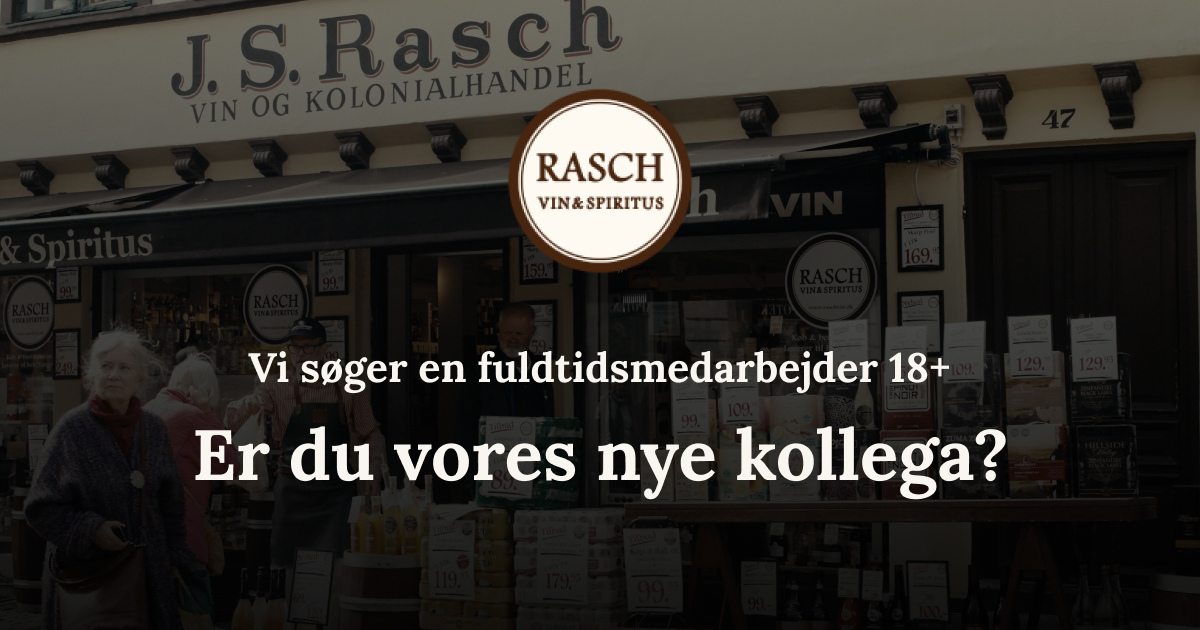 Stillinger - Rasch Vin & Spiritus